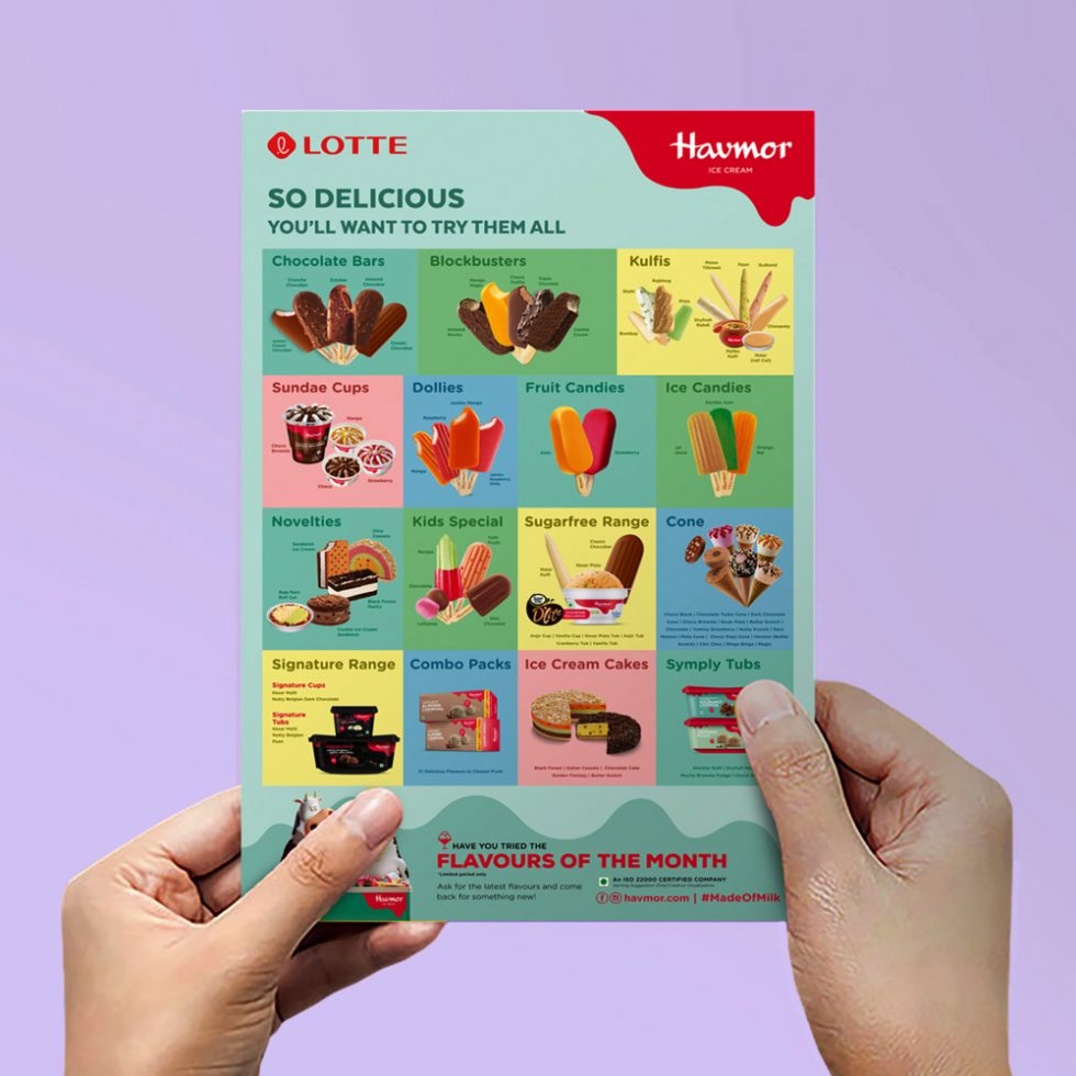 Havmor: Ice Cream Packaging Design | OneZeroEight Agency