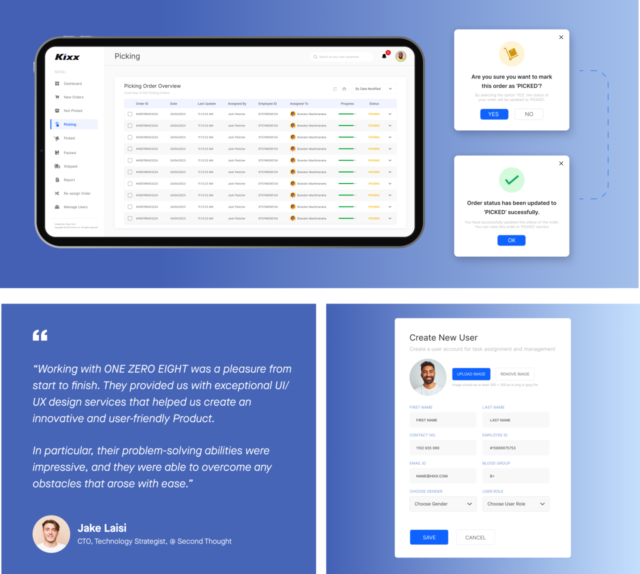 Dear System | UI & UX Design | OneZeroEight Branding Agency